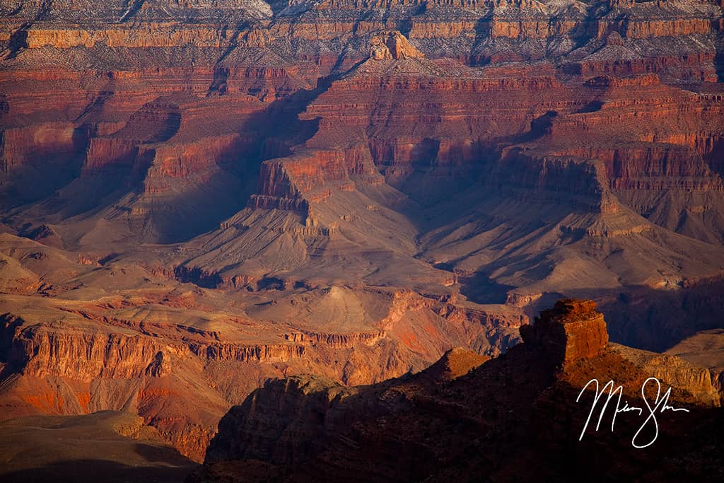 Canyon Walls Sunlight | Grand Canyon National Park, Arizona | Mickey ...