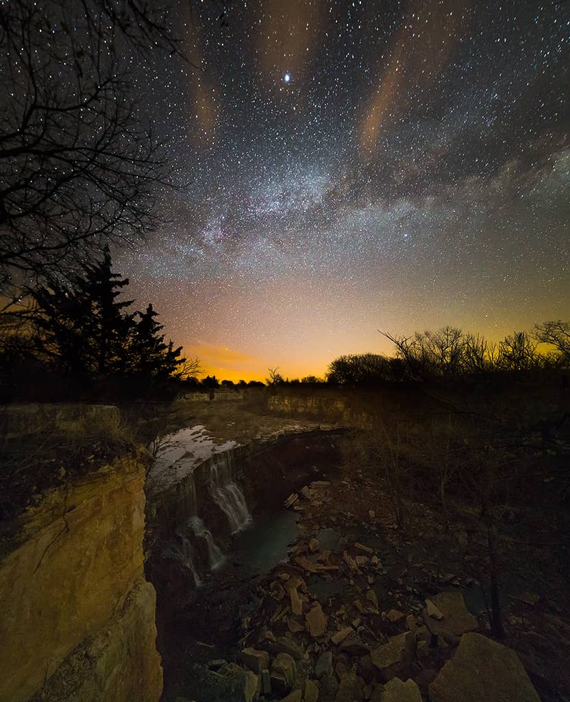 Cowley Falls Milky Way | Cowley State Fishing Lake, Kansas | Mickey ...