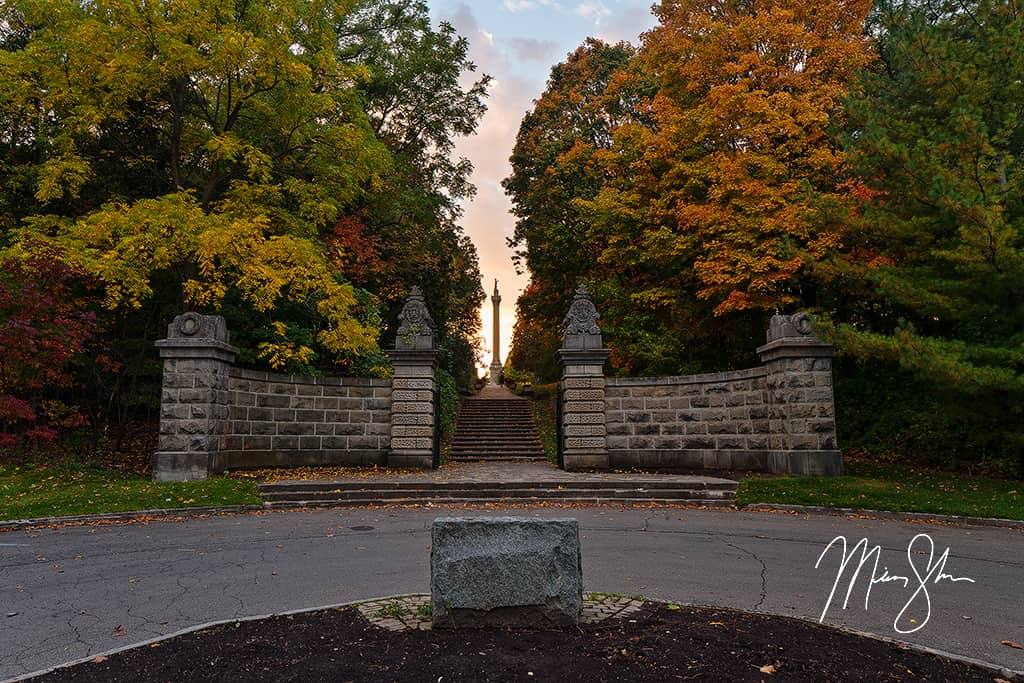 Queenston Heights Park Autumn Sunset | Niagara-on-the-Lake, Ontario ...