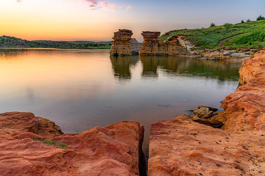 Rocktown Sunset | Wilson Lake, Kansas | Mickey Shannon Photography