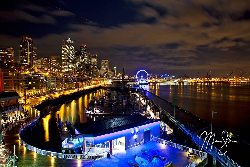 Seattle at Night | Seattle, Washington | Mickey Shannon Photography
