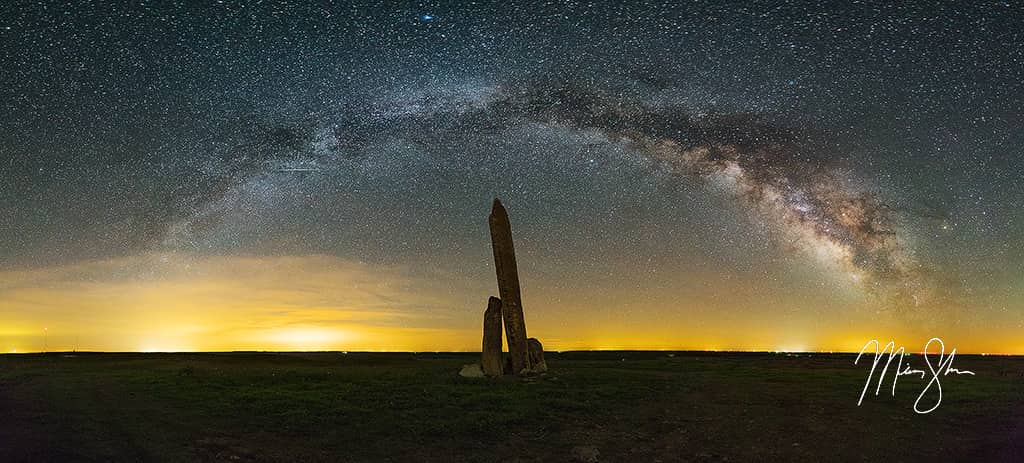 Teter Rock Milky Way Panorama | Teter Rock, Flint Hills, Kansas ...