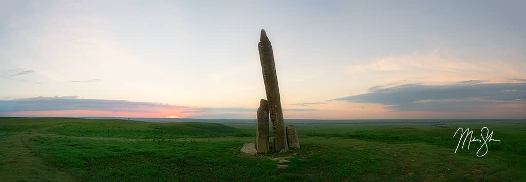 Teter Rock Sunrise Panorama | The Flint Hills, Kansas | Mickey Shannon ...