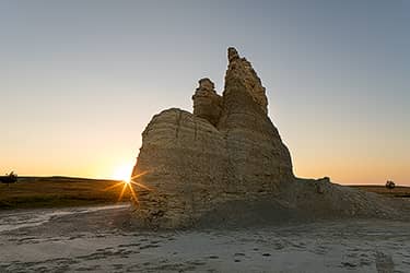 Castle Rock Sunset | Castle Rock, Kansas | Mickey Shannon Photography