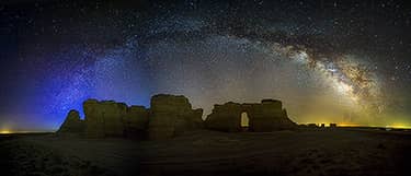 Monument Rocks Milky Way | Monument Rocks, Kansas | Mickey Shannon ...