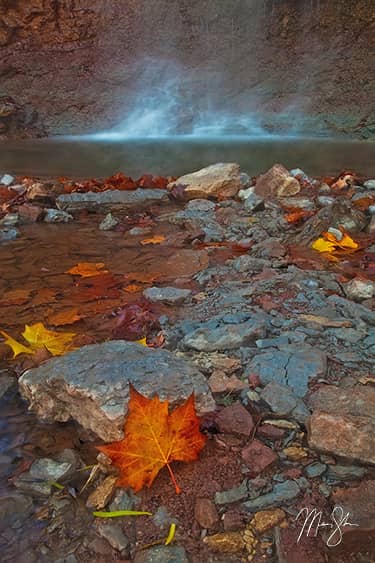 The End of Autumn | Cowley Lake Waterfall, Kansas | Mickey Shannon ...
