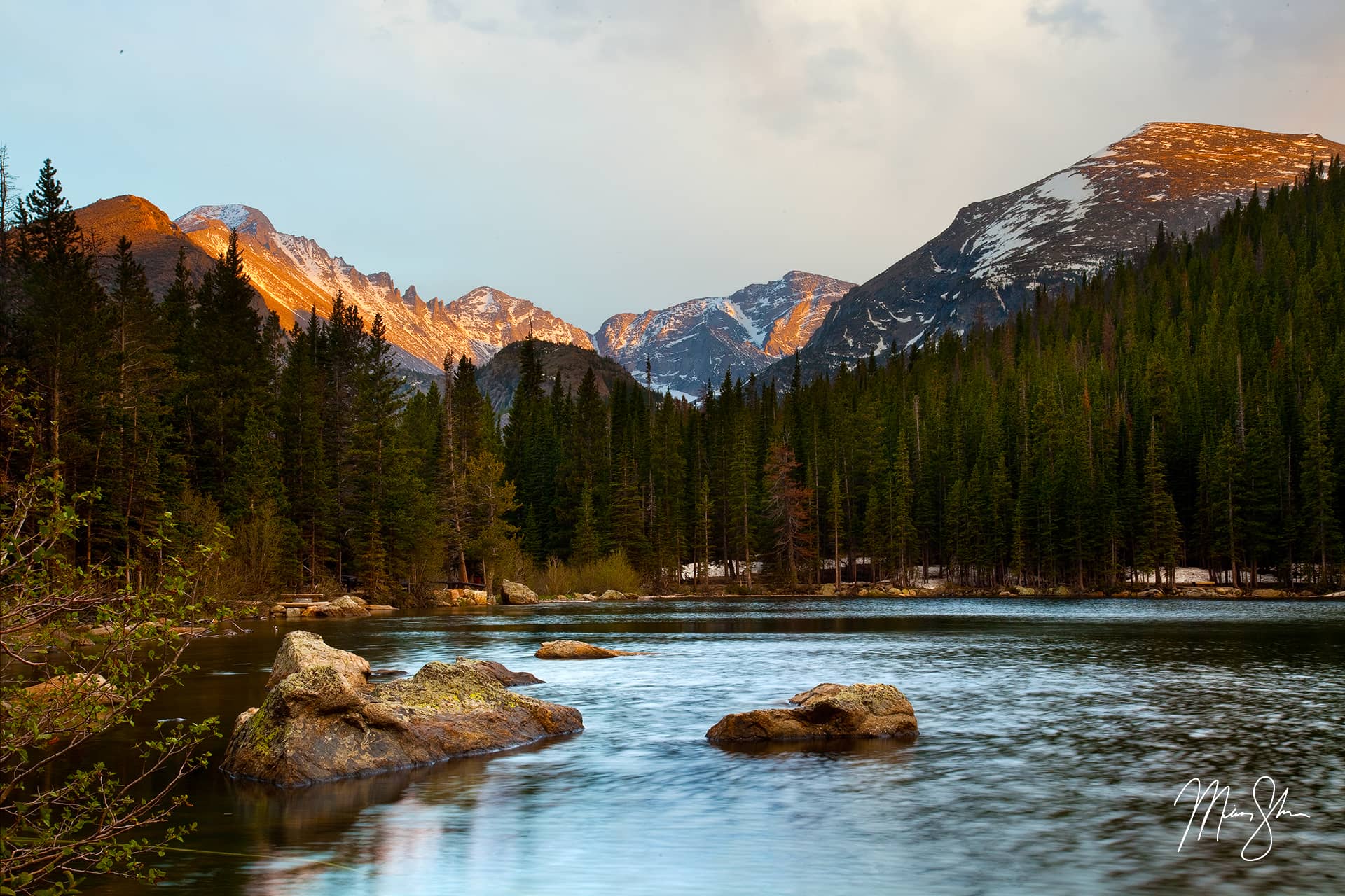 Bear Lake Sunset | Bear Lake, Rocky Mountain National Park, Colorado ...