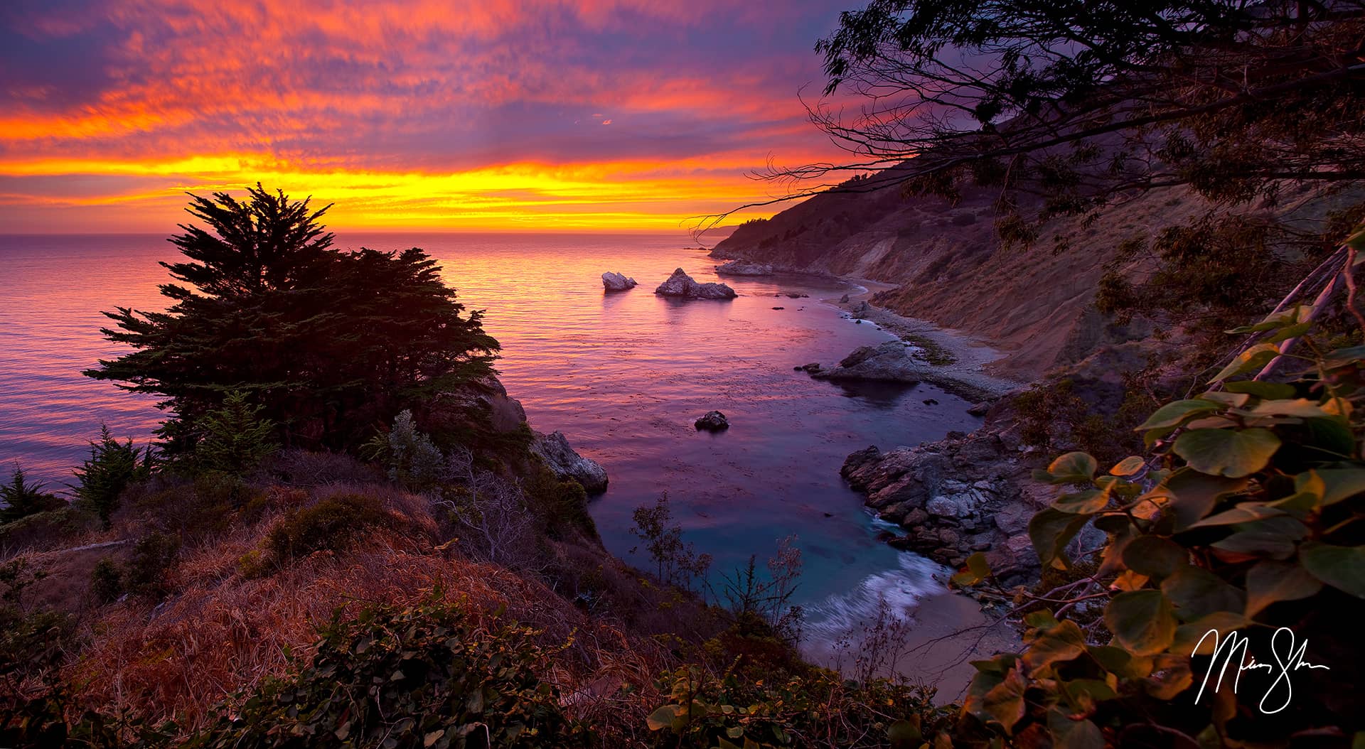 Big Sur Sunset | Big Sur, California | Mickey Shannon Photography