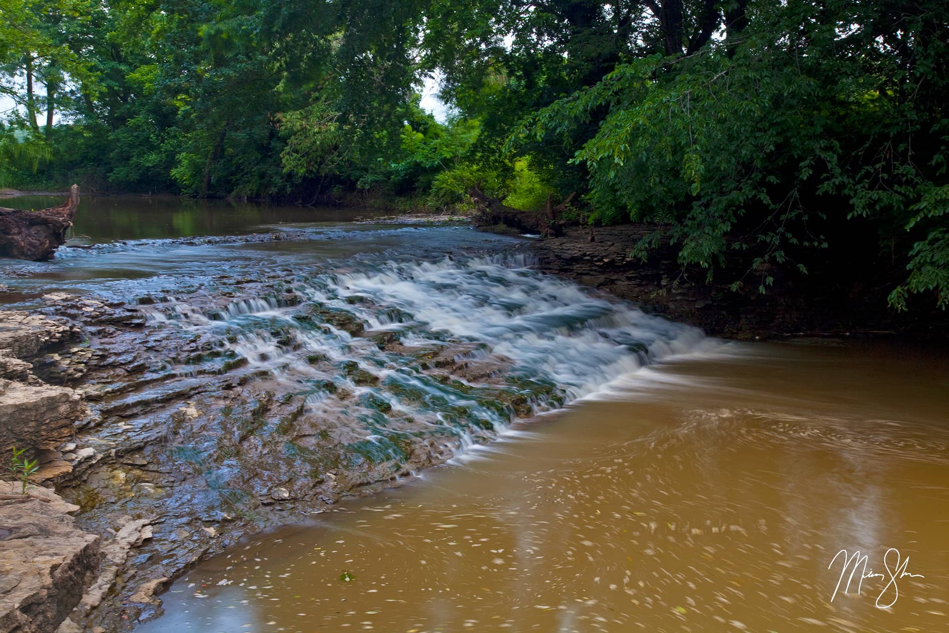 Buck Creek Falls | Near Oskaloosa, KS | Mickey Shannon Photography