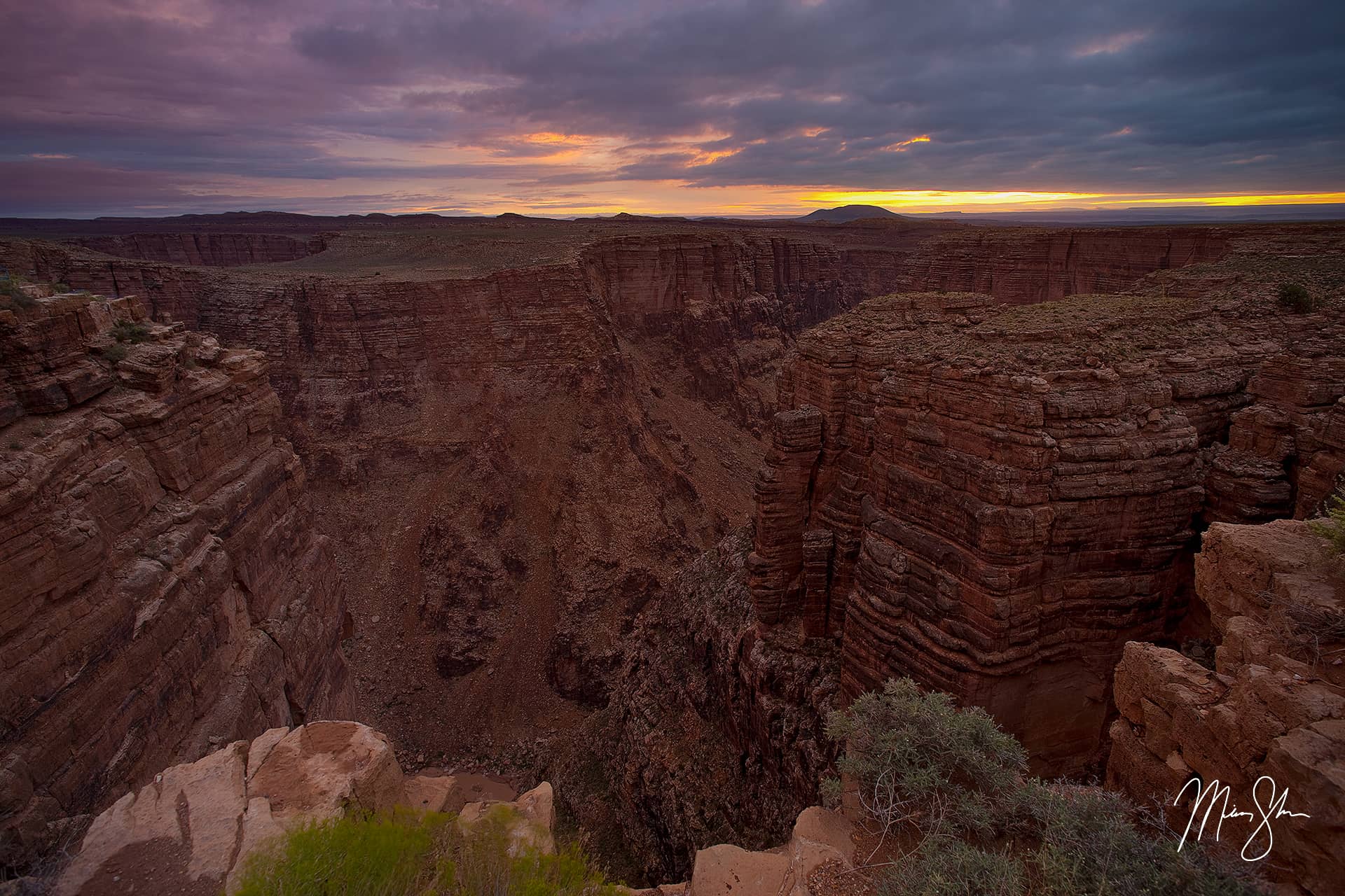 Little Colorado River Canyon Sunrise | Grand Canyon, Arizona | Mickey ...