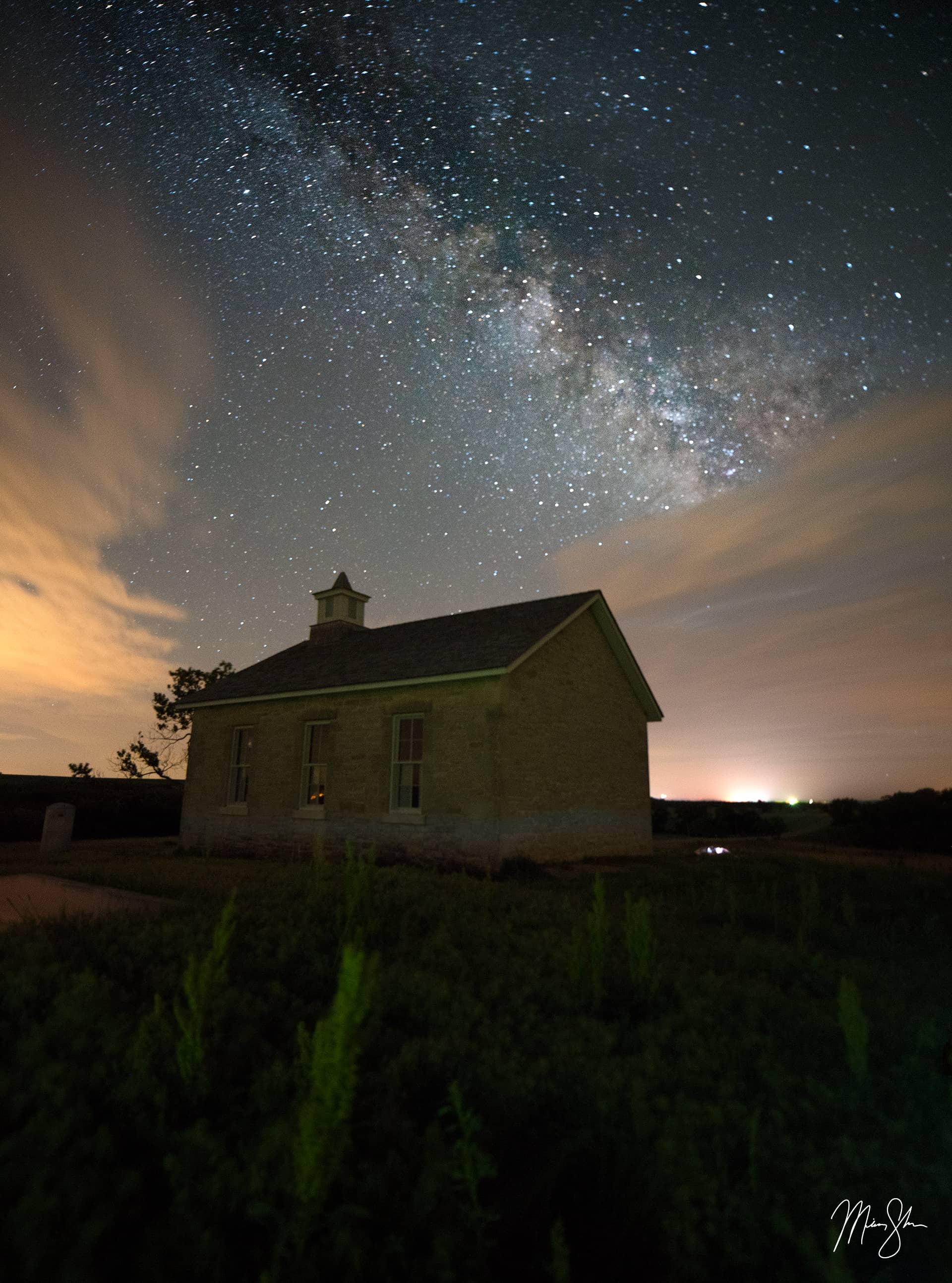 Lower Fox Creek Schoolhouse Milky Way | Lower Fox Creek Schoolhouse ...