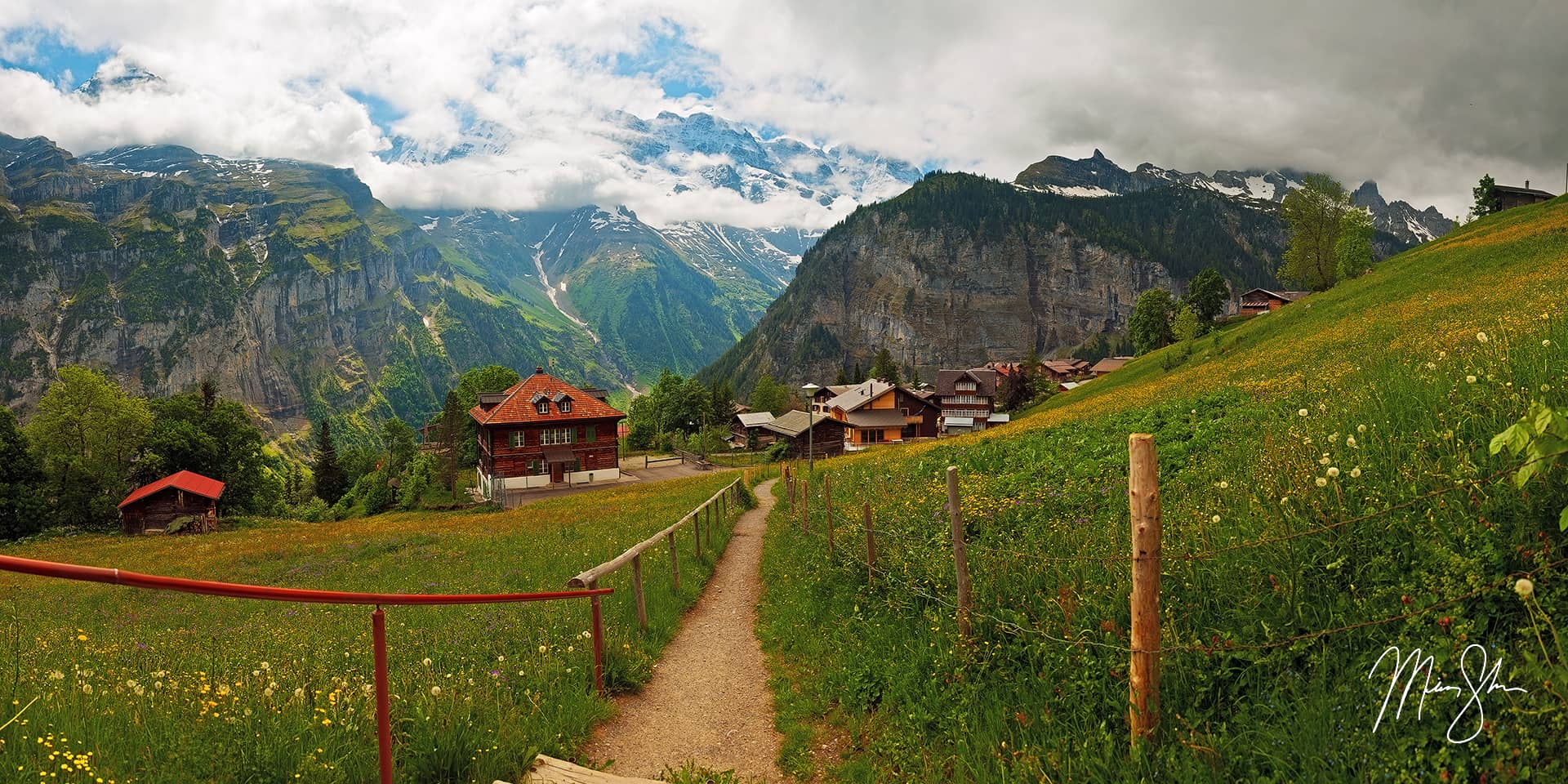 Path to Gimmelwald | Gimmelwald, Switzerland | Mickey Shannon Photography