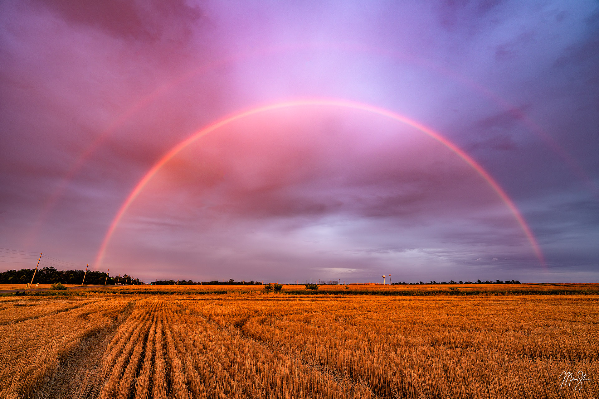 Post Harvest Rainbow | Goddard, Kansas | Mickey Shannon Photography