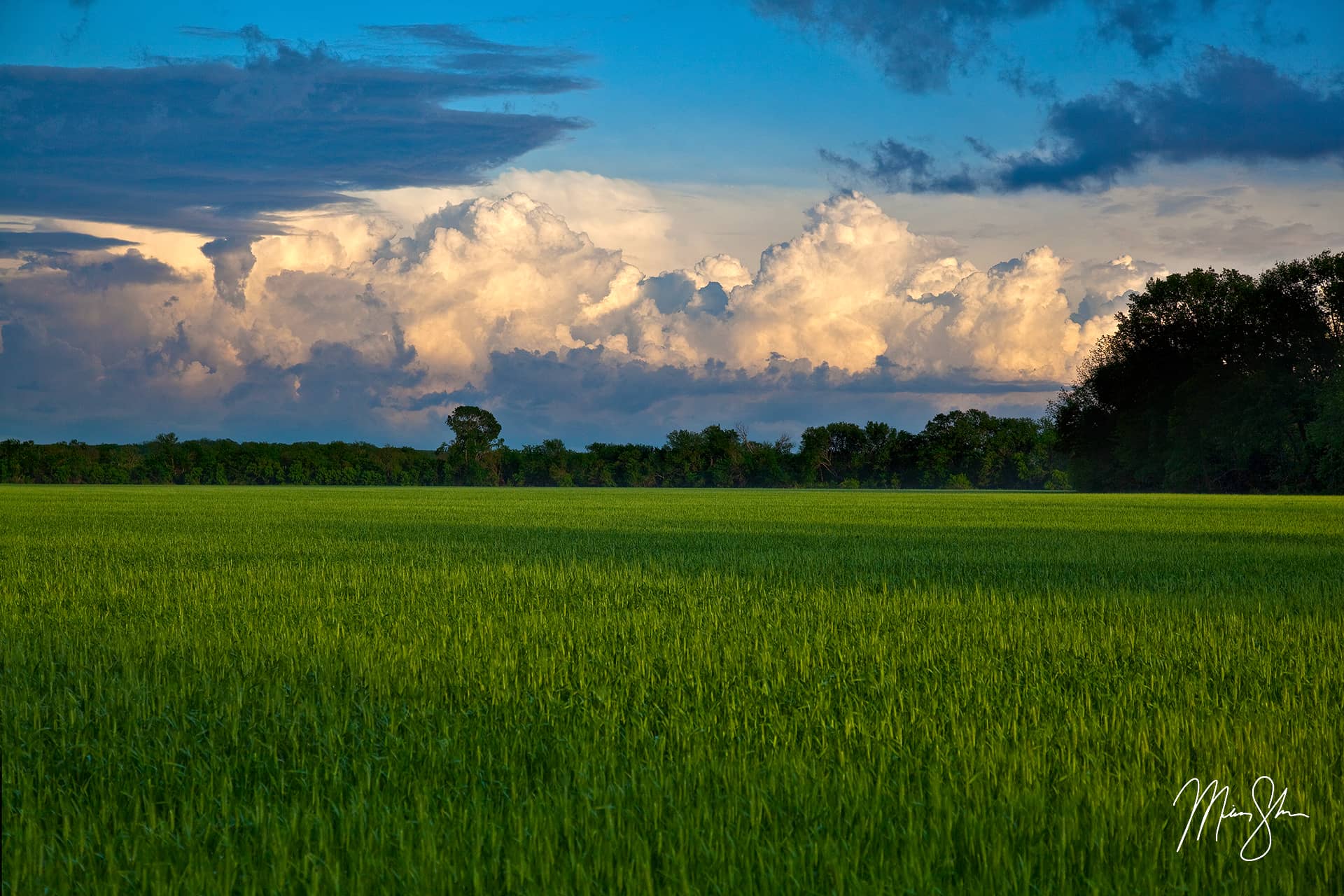 Stormy Kansas Sunset | Cedar Point, Kansas | Mickey Shannon Photography